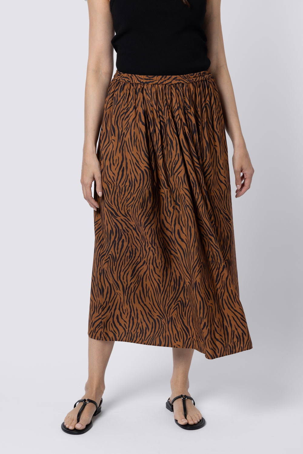 Saffy Zebra Print Skirt